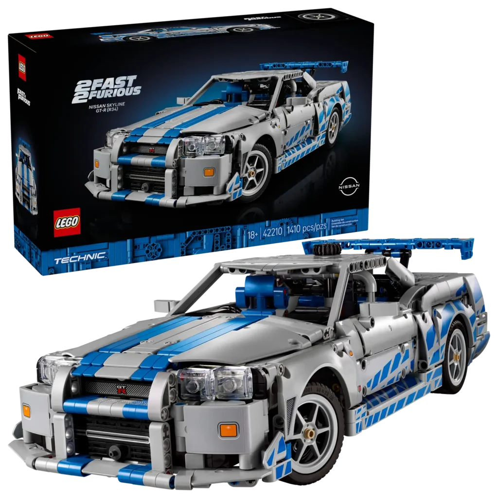 LEGO 42210 Coche Nissan Skyline GT-R (R34) de 2 Fast 2 Furious - Tienda LEGO Brickoutique